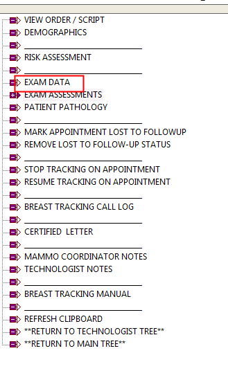 Breast Tracking Guide