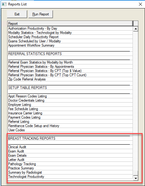 Breast Tracking Guide