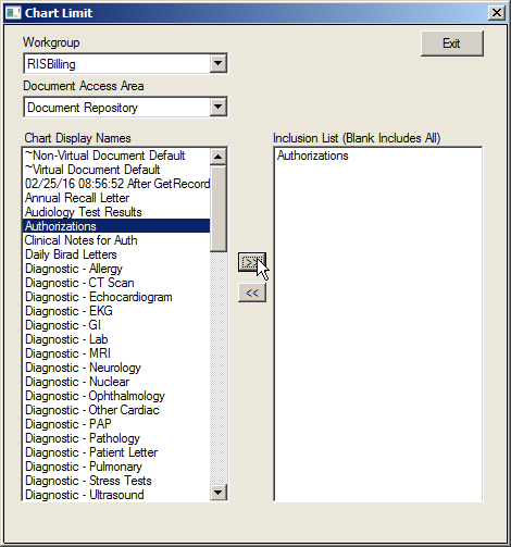 Document Repository Tables