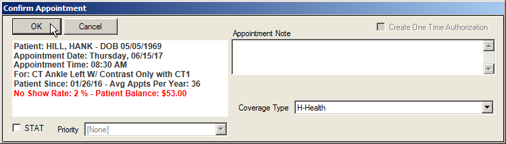 Appointment Request View