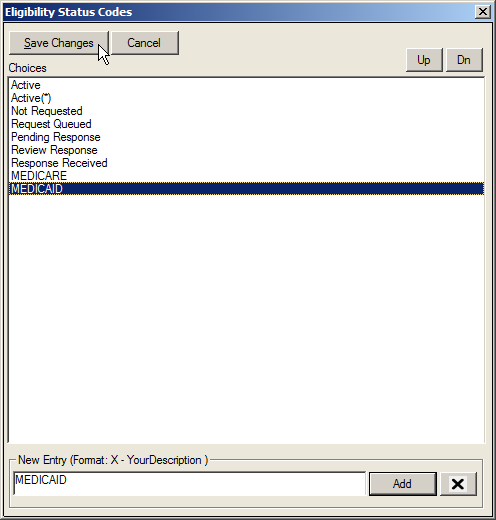 Demographics Setup Tables