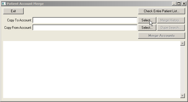 Patient Account Merge