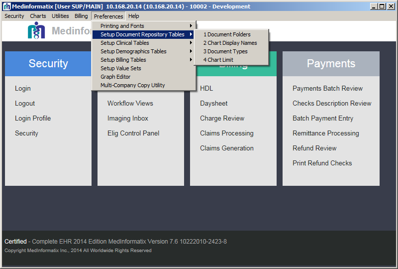 Document Repository Tables