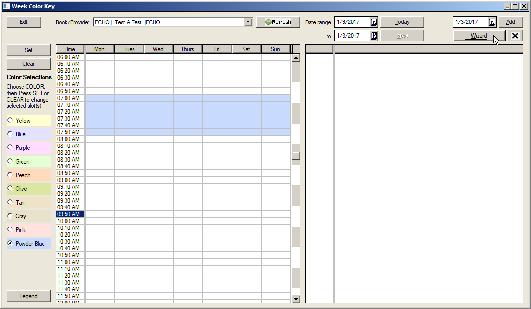 Setting Color Legends
